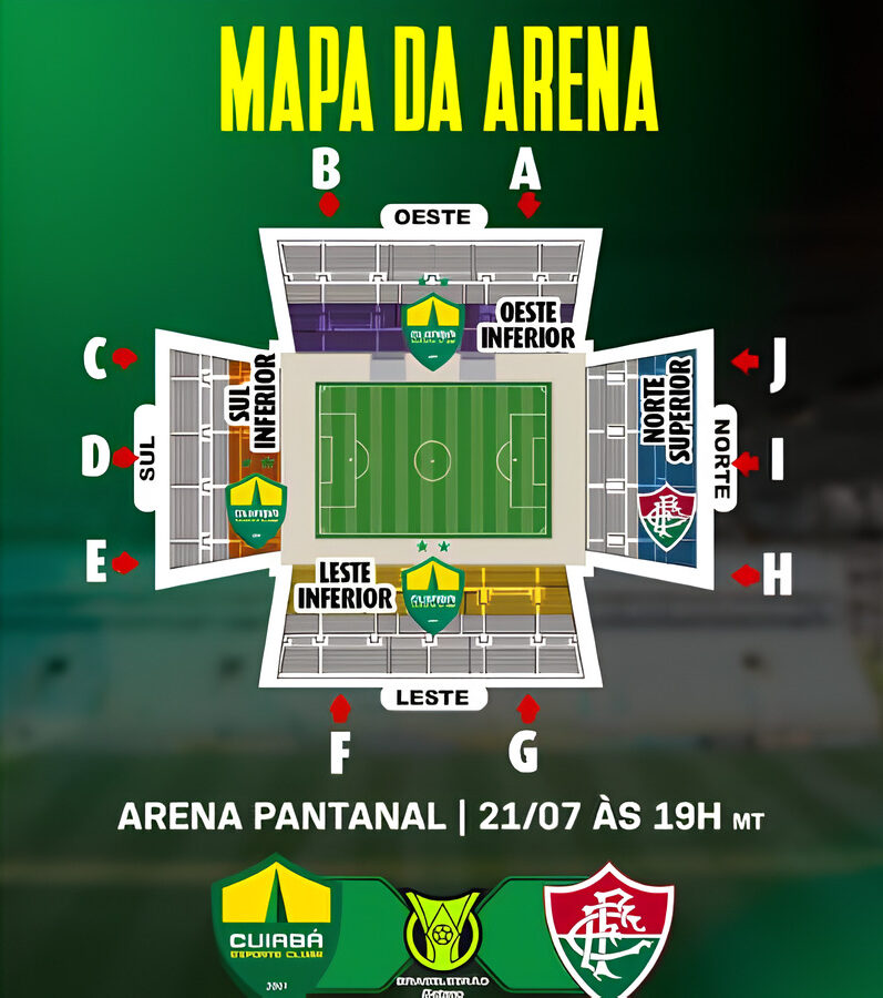 Cuiabá inicia venda digital de ingressos para partida contra Fluminense ...