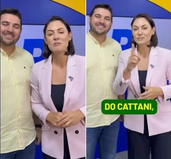Leandro Figueiredo recebe apoio de Michelle Bolsonaro em campanha para ...