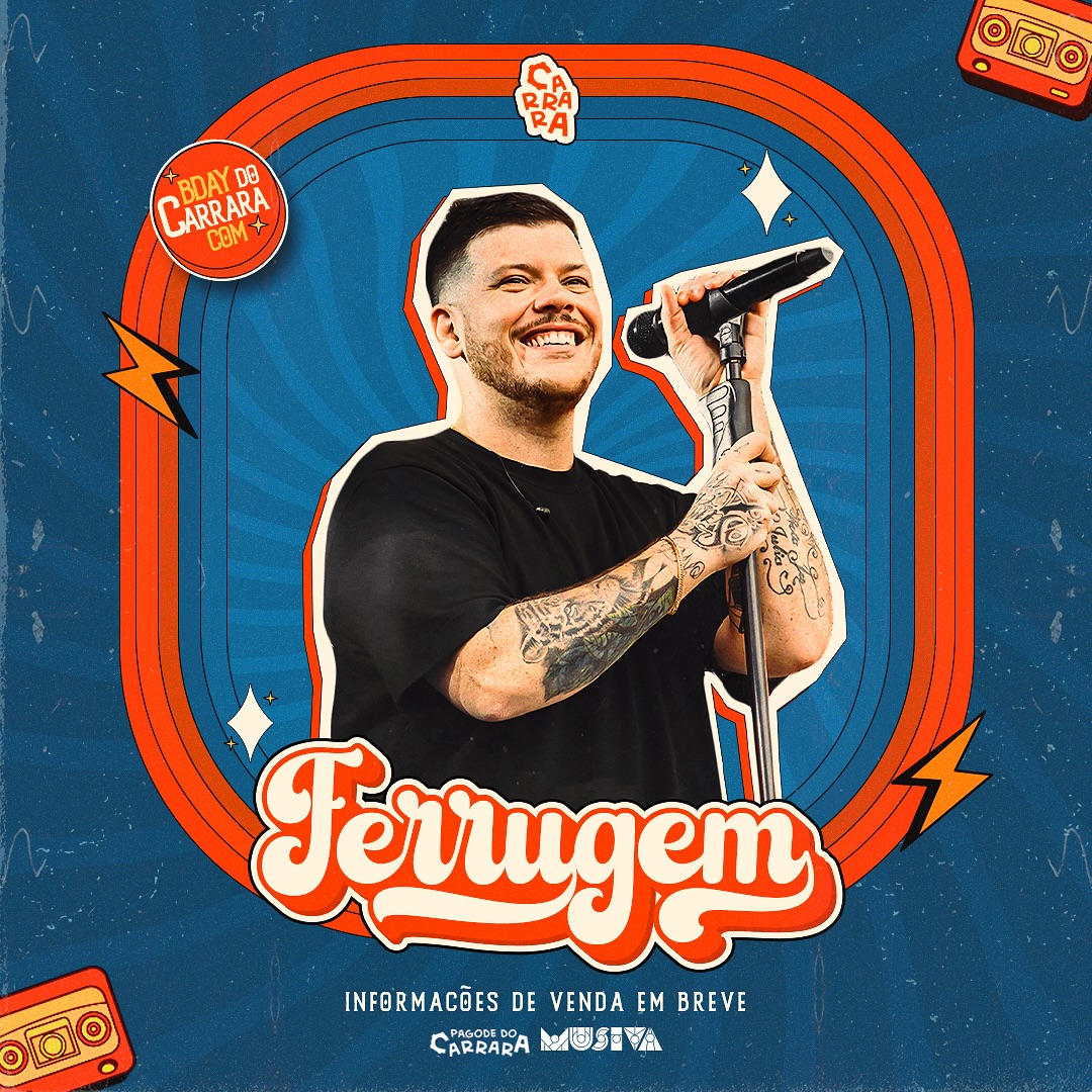 Ferrugem agitará Cuiabá no aniversário do pagode do Carrara na Musiva ...