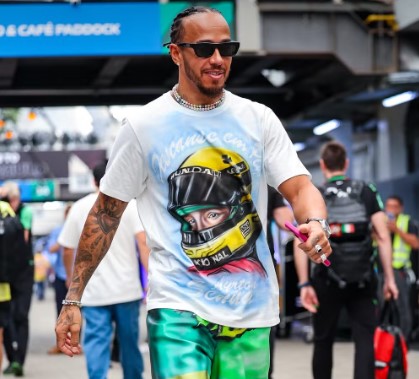 Lewis Hamilton presta homenagem a Ayrton Senna e ao Brasil no GP de São ...
