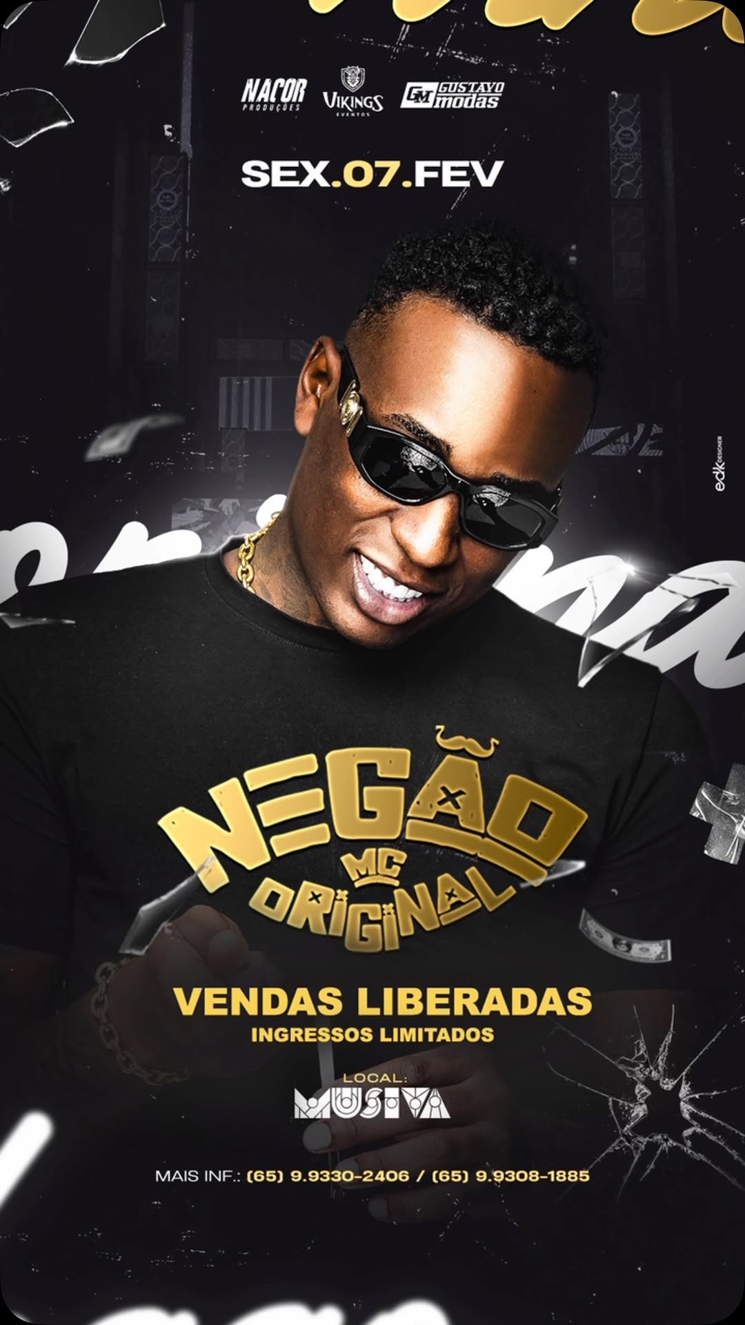 Mc Negão Original pela primeira vez em Cuiabá com show inédito na ...