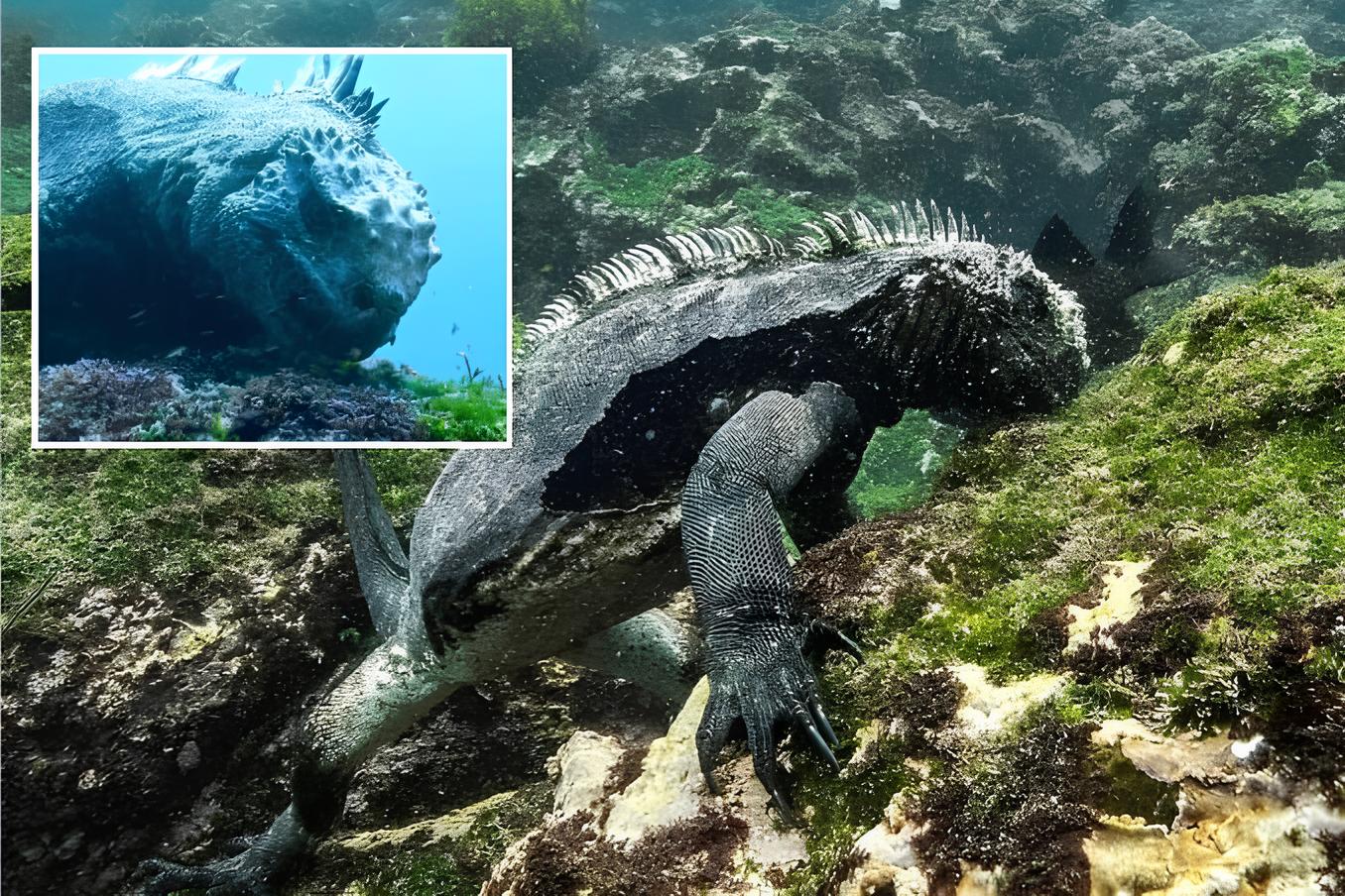 Um mostro da vida real: iguana que parece um mini Godzilla viraliza nas ...