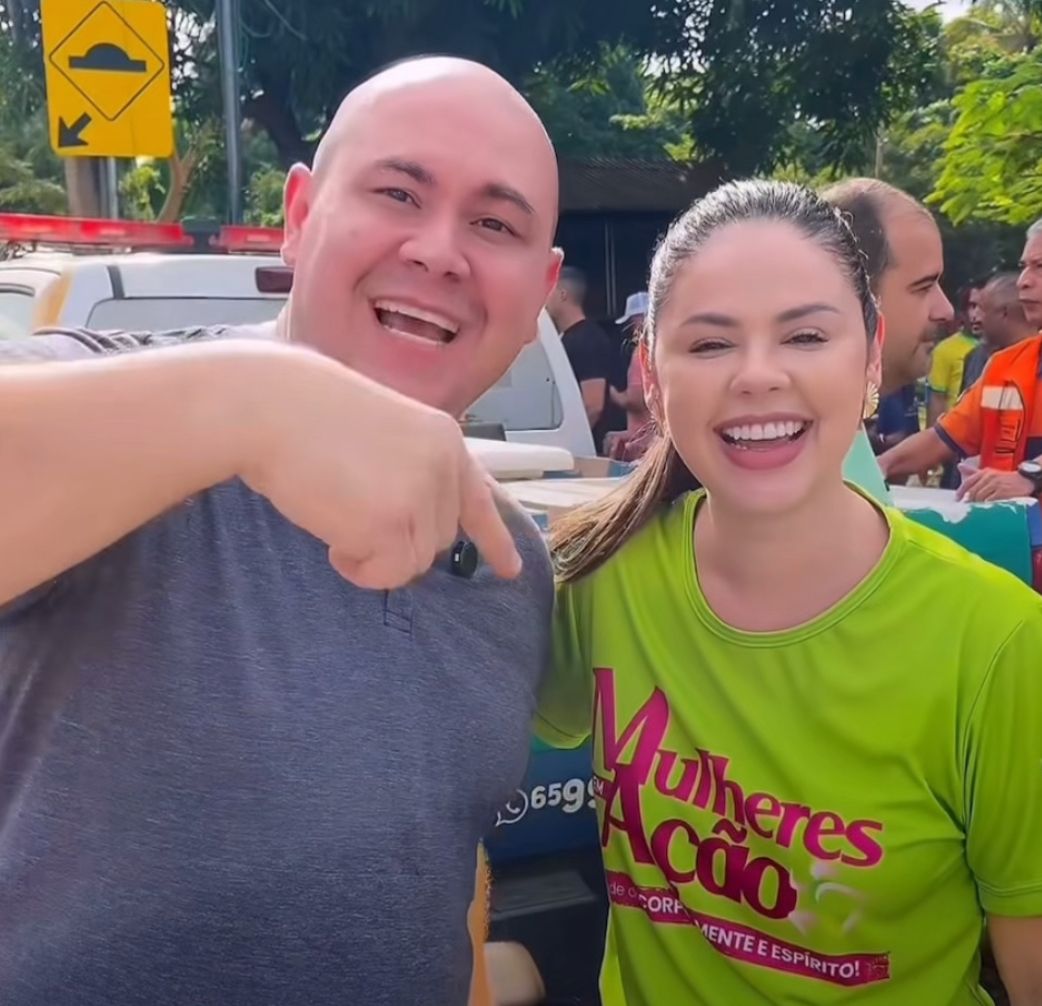 "Bora pra cima, gente!”: Michelly Alencar e Abílio destacam