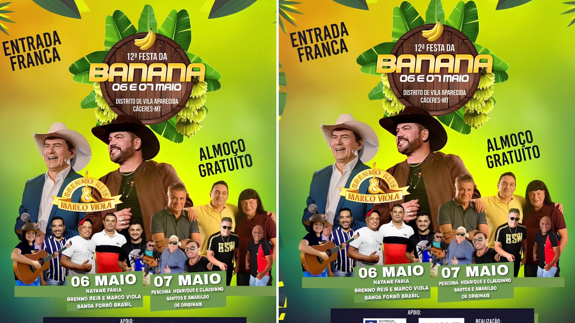 Festa da Banana 2025: Vila Aparecida celebra tradição com música ...